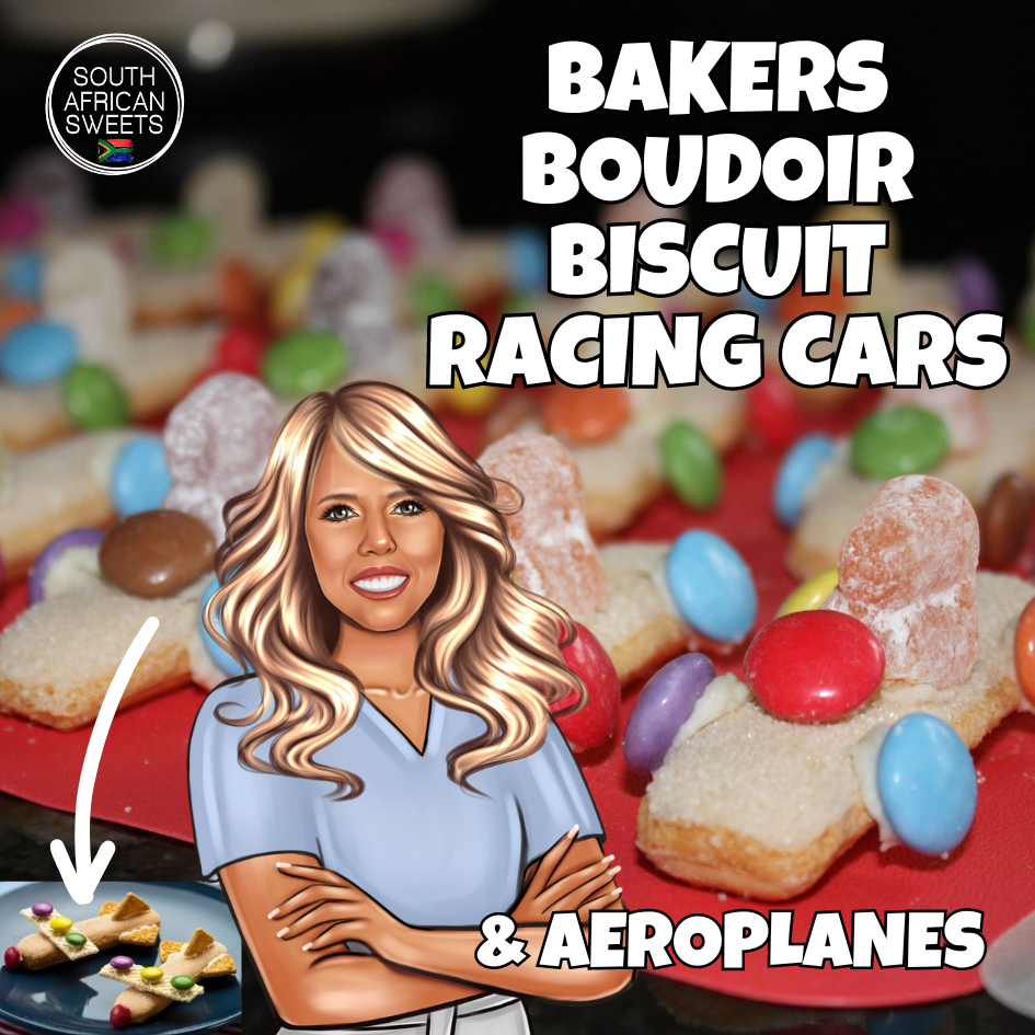 Boudoir Biscuit (Finger Biscuit) Racing Cars & Aeroplanes – South ...