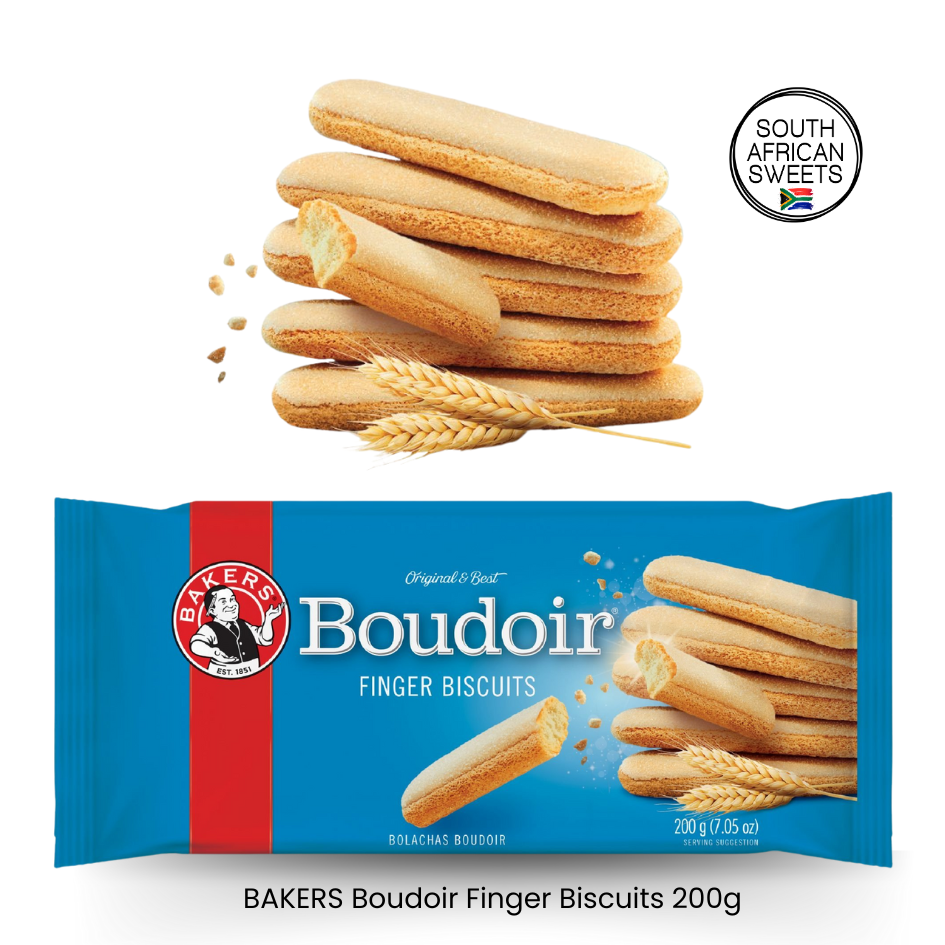 BAKERS Boudoir Finger Biscuits - Original 200g – South African Sweets