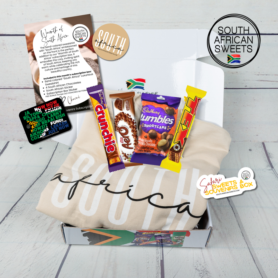 The Safari Sweets & Souvenirs Subscription Box – South African Sweets