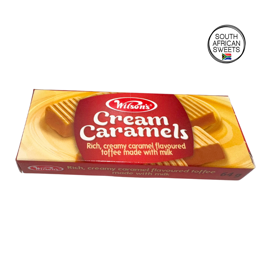WILSONS Creme Caramels 64g – South African Sweets